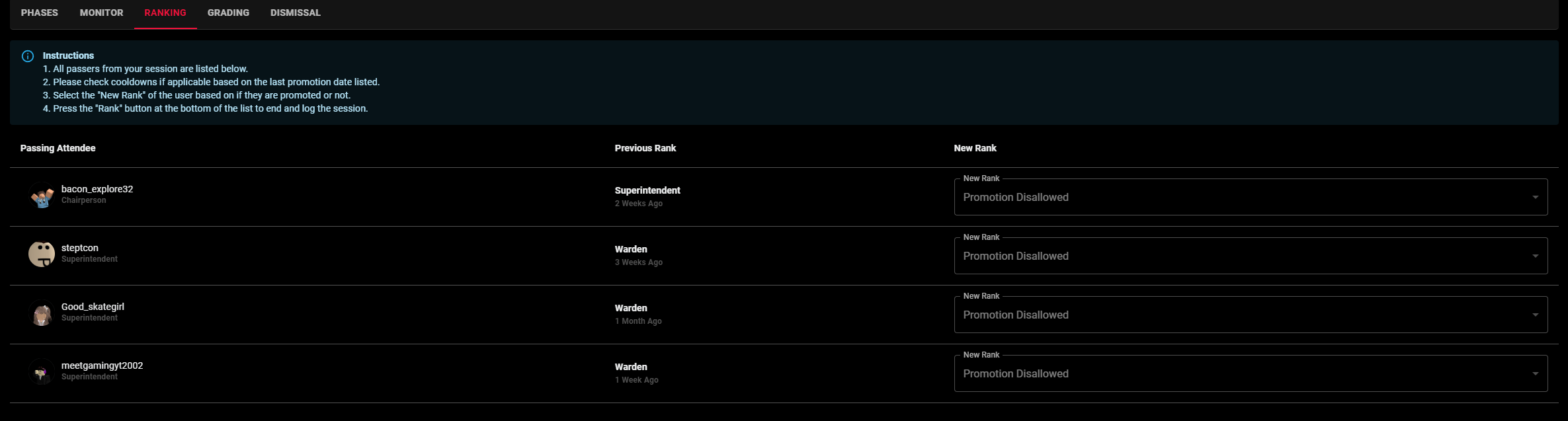 BloxCord Session Guide - Staff Information - Stateview Forums