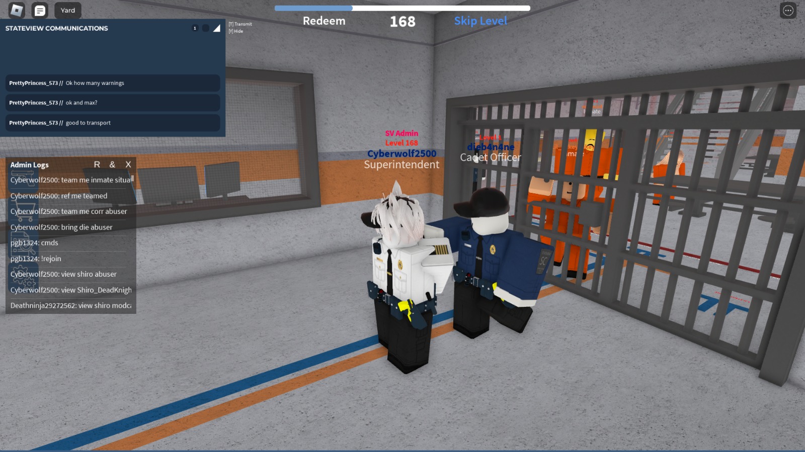 Give staff cuffs to cadet - Stateview Discussion - Stateview Forums