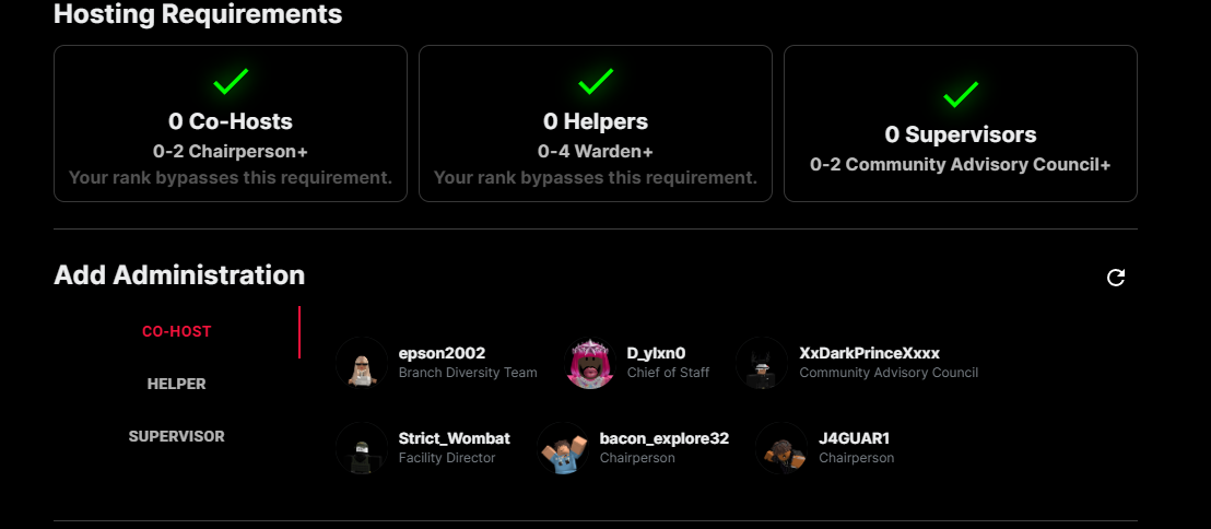 BloxCord Session Guide - Staff Information - Stateview Forums